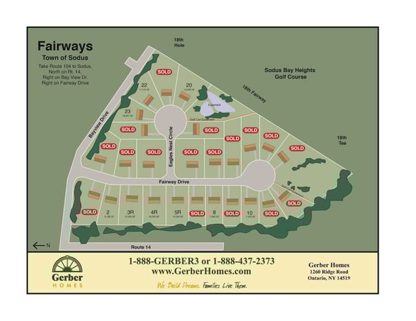 Fairways in Sodus, NY | Gerber Homes
